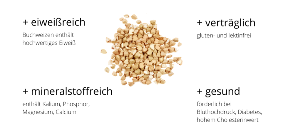 Gekeimter Buchweizen - bekömmlich und nährstoffreich